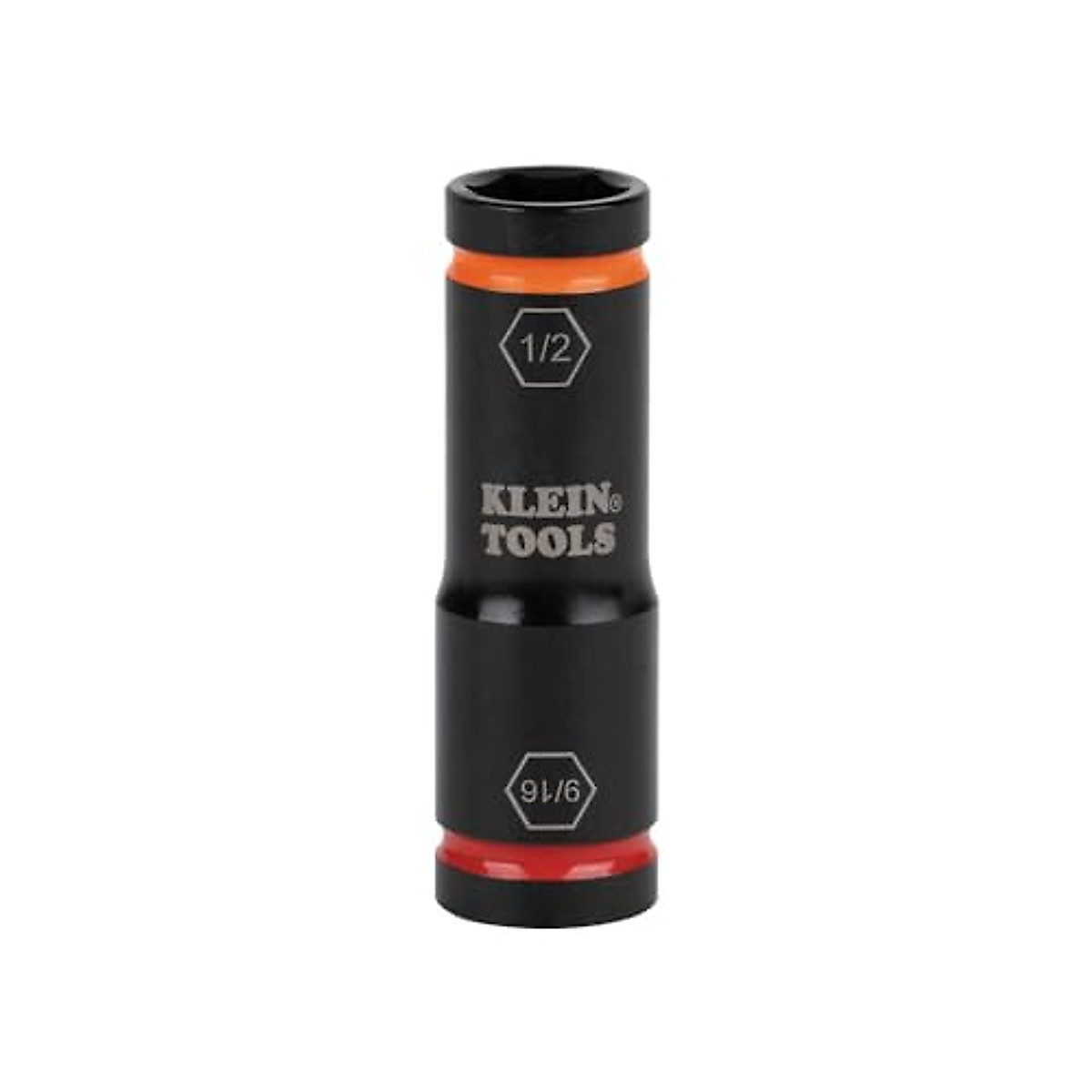 Klein Tools 66076 Impact Driver Flip Socket, 9/16- and 1/2-Inch Sizes, Use with Klein Tools Compact Impact Wrenches BAT20CW, BAT20CW1