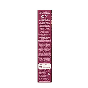 Pacifica Beauty, Color Quench Tinted Lip Balm, Sugared Fig, Coconut Oil, Cocoa Seed Butter, Vitamin E, Moisturizer, Dry Cracked Skin, Talc / Mineral Oil / Paraben Free, Vegan & Cruelty Free