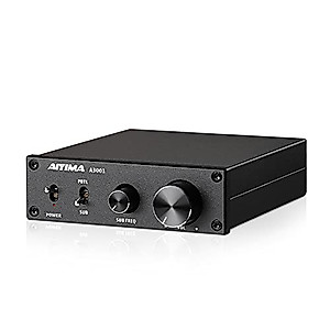 AIYIMA A3001 Mini Stereo Amp 200W Subwoofer Amplifier Class D Mono Amp with Full-Frequency & Sub Bass Home Audio Speaker amp