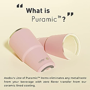 asobu 22oz Extra Large Ceramic-Lined Travel Mug with No Metal Taste-Keeps Flavors True - Double-Wall Vacuum Insulated Coffee Mug with Spill-Proof Pop-Open Lid for Hot Drinks