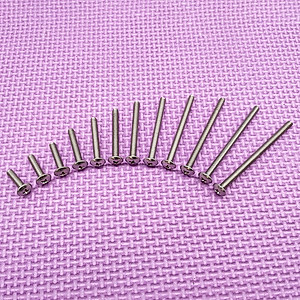 Adiyer 40-Pack Metric M4 x 30mm Machine Screws for Cabinet Drawer Knob Pull Handle, 304 Stainless Steel, Truss Head Bolts, Phillips Drive