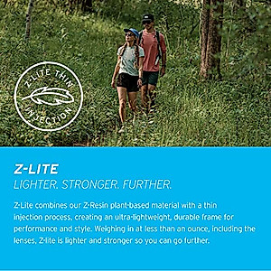 Zeal Optics Boone | Plant-Based Polarized Sunglasses for Men & Women- Matte Smoke/Polarized Horizon Blue Lens