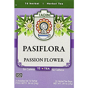 Tadin Tea, Pasiflora - Passion Flower Tea, 24 Tea Bags