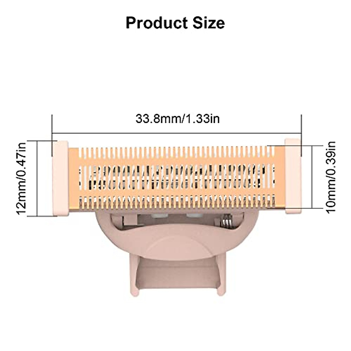 LinMei Women Shaver Replacement Heads Compatible for Finishtouch Flawless Nu Razor incude 2 Replacement Blades and 2 Cleaning Brush and 1 Storage Bag