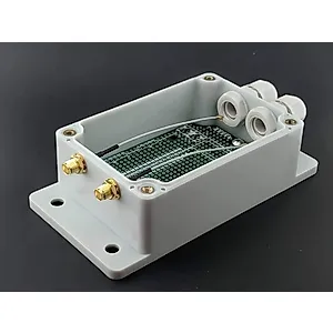 qBox DIY IOT Enclosure Kit (Two SMAs), IOT Enclosure for Arduino MKR Feather ESP32 Cellular LoRa WiFi Board, Waterproof IP65 Enclosure with Glands, prototyping PCB and Two SMA connectors