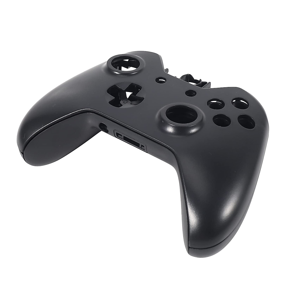 Cusstally Black Controller Housing Shell Full Set Faceplates Buttons for with The 3.5 mm Headset shell kit with 3.5 port