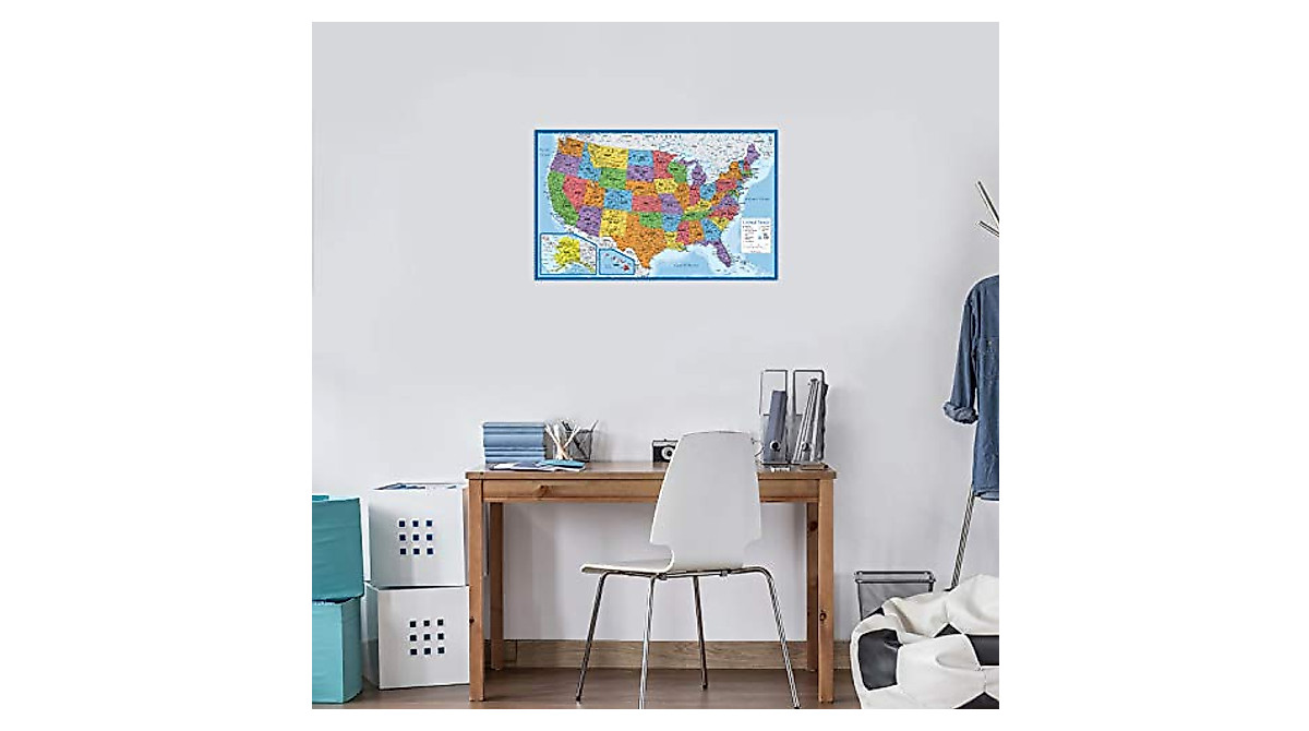 Educational 2-Pack: Kids World Map & USA Map - Durable & Laminated