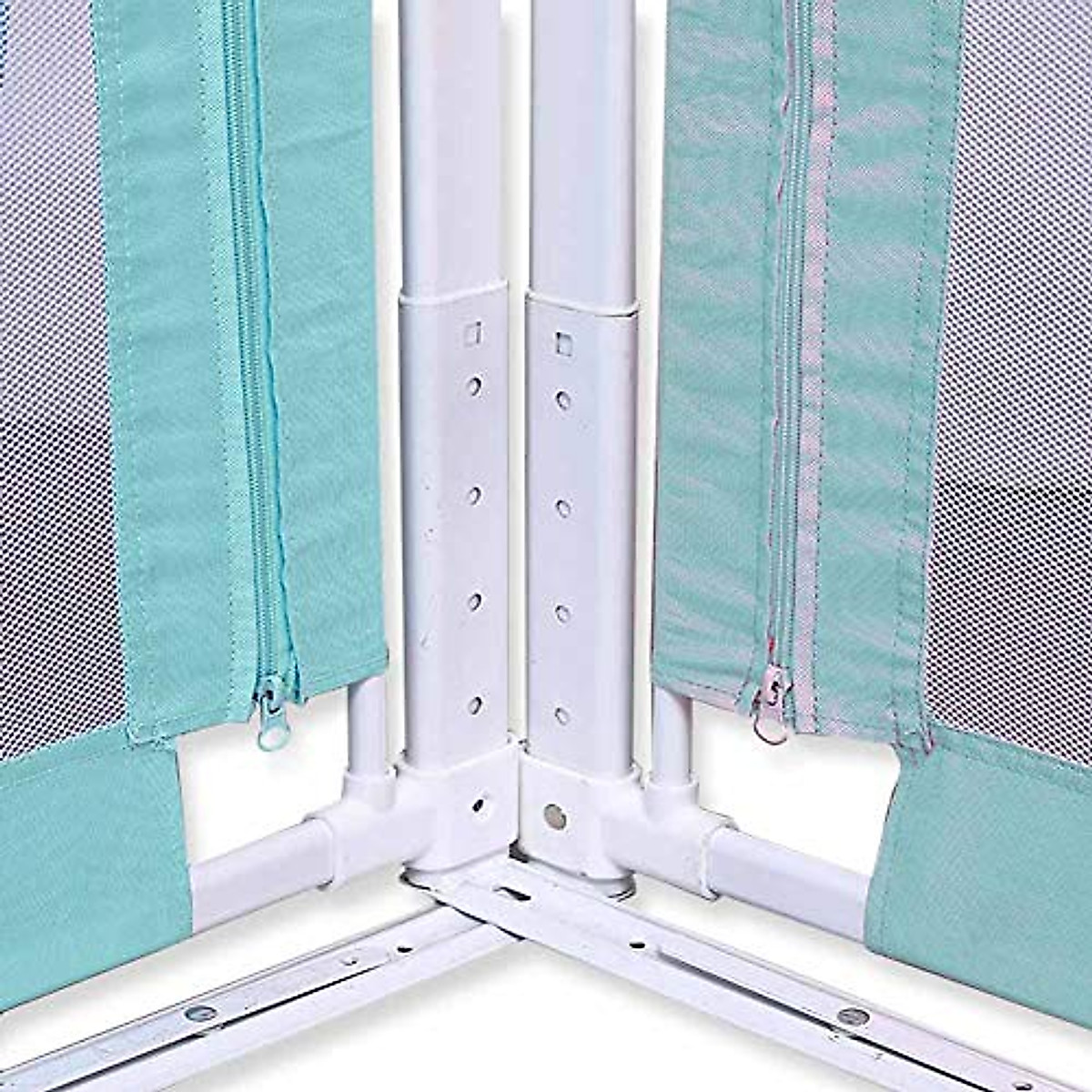 XJJUN Bed Rail Vertical Lift Height Adjustable Suitable for Children Bed Bezel Safety Big Bed Bumper,2 Colours (Color : Purple, Size : 180x75-85cm)