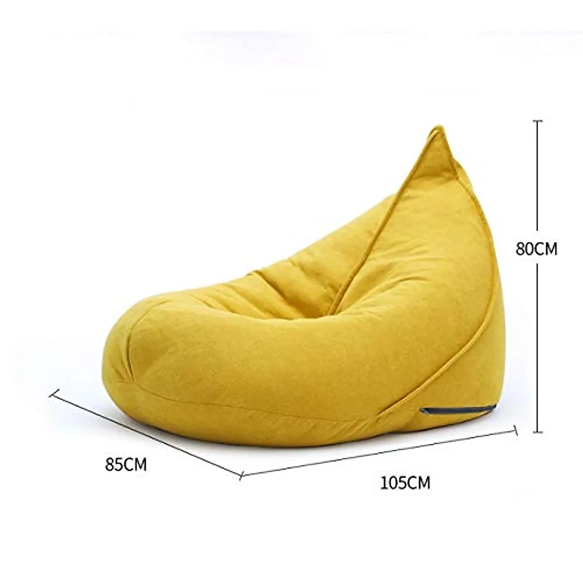 ZYJBM Bean Bag Lazy Sofa Home Creative Lazy Chair Reclining Bedroom Small Apartment Tatami Single Back Chair Balcony
