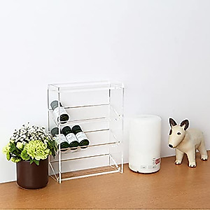 MUJI Acrylic 3-Shelf Display Stand, 17.5 cm Width x 6.5 cm Depth x 23 cm Height