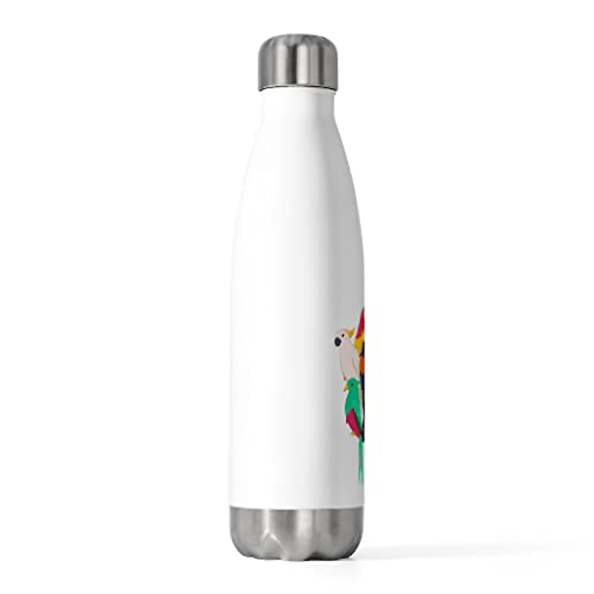 20oz Insulated Bottle Humorous Cockatiel Parakeet Radiant Birds Flocks Enthusiast Novelty 20oz