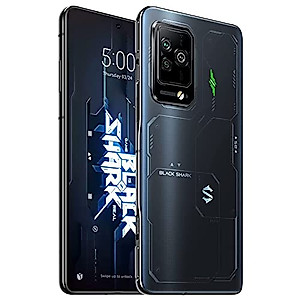 Black Shark 5 Pro Unlocked Gaming Smartphone, 12 GB + 256 GB 5G Cell Phone, 6.67" E4 144Hz Display, Snapdragon 8 Gen 1 + LPDDR5 + UFS3.1, 64MP Camera, 120W Charging with 4650mAh - Black