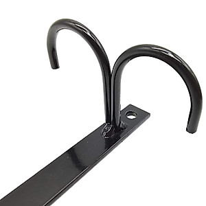 RONYOUNG 4 Sets Mug Holder Rack Under Cabinet Shelf , Mug Rack 16 Hanging Hooks for Mugs, Coffee Cups and Kitchen Utensils Display (4 Set, Black)