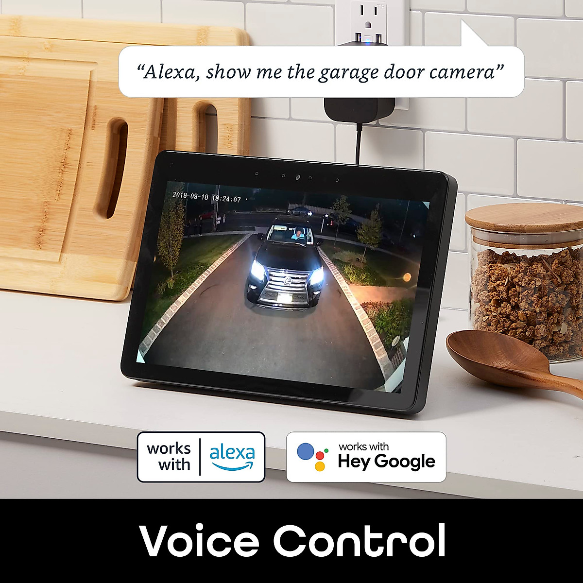 Geeni Hawk HD 1080p Outdoor Security Camera | IP66 Weatherproof WiFi Surveillance with Night Vision, 2-Way Audio, and Motion Detection | Compatible with Alexa and Google Home