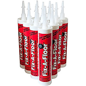 The Original Fix-A-Floor Loose Tile Repair Adhesive For All Tile, Ceramic, Marble, Stone & Wood. Custom Tip for All Grout Sizes 10.1 oz-Pack of 2 *For Best Results Use The Proven Power of a Caulk Gun*