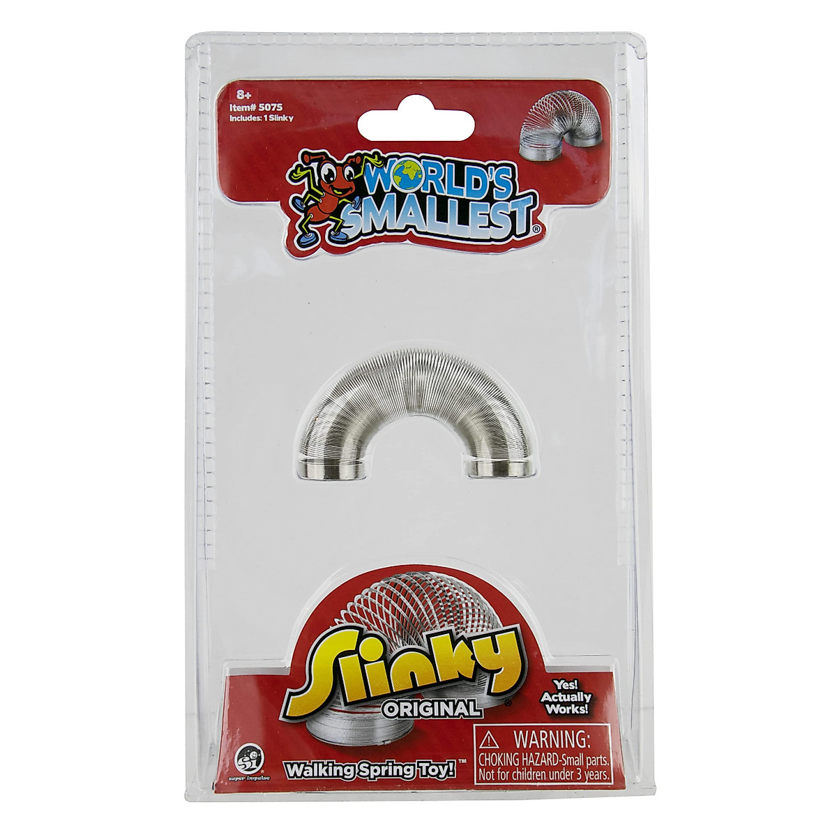 Worlds Smallest Slinky, Walking Spring Toy, Fidget Toy