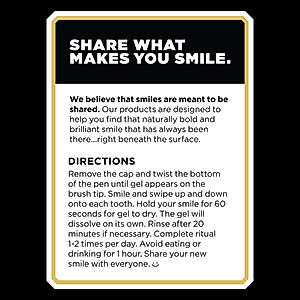 Active Wow 24k White Charcoal Teeth Whitening Pen - Tooth Whitening Pen, Fluoride Free, Cruelty Free, Sulfate & Paraben Free, Made in The USA, Teeth Whitening Stick - Charcoal & Mint