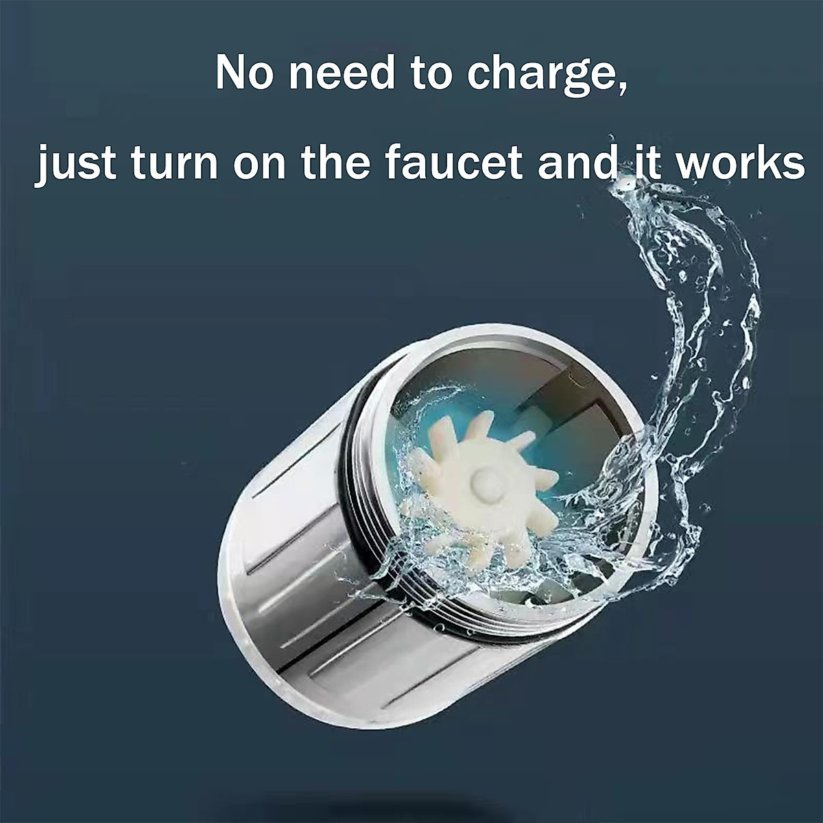 3-Color Temperature Sensitive Gradient LED Water Faucet Light Water Stream Color Changing Faucet Tap Sink Faucet For Kitchen and Bathroom