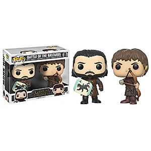 Funko Pop! Game of Thrones - Jon Snow & Ramsay Bolton, Battle of The Bastards 2 Pack Collectible Figure