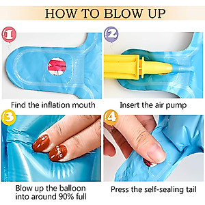 16 Inch Red Happy Birthday Balloons Banner, Aluminum Foil Letters Happy Birthday Balloon for Birthday Decorations Party Supplies