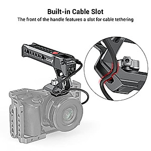 SmallRig NATO Top Handle with Record Start/Stop Remote Trigger for Sony/for Panasonic/for FUJIFILM/for Z CAM Cameras - 3322