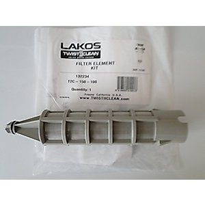 Lakos Filter Element Replacement Kit 1.5" Twist 2 Clean Twist Ii Clean Twistiiclean (100 MESH GRAY T2C-150-100 (132234))