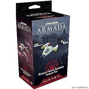 Star Wars: Armada Republic Fighter Squadrons EXPANSION PACK - Tabletop Miniatures Strategy Game for Kids & Adults, Ages 14+, 2 Players, 2 Hour Playtime, Made by Atomic Mass Games