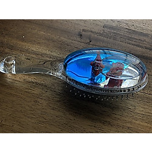 KID'S NOVELTY HAIR BRUSH -GOOD FOR BOYS AND GIRLS - HAS WATER WITH FLOATING FISH AND SHELLS OF ALL KINDS,DUCKS,LADY BUG-MOTHER'S DAY-QUALITY AND GOOD VALUE- GIFTS FOR MEN,STOCKING STUFFER,MOTHER’S DAY