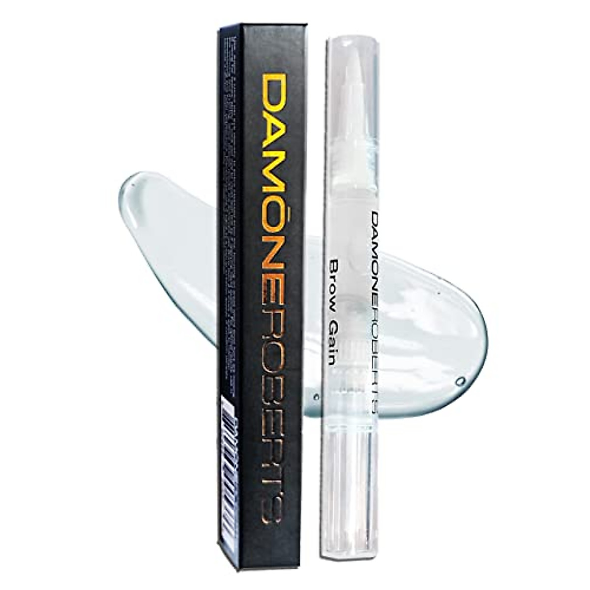 Damone Roberts Brow Gain (For Lashes Too) - "Youth in a Tube" - The Best Brow and Lash Growth Serum - Made in the USA - Vegan