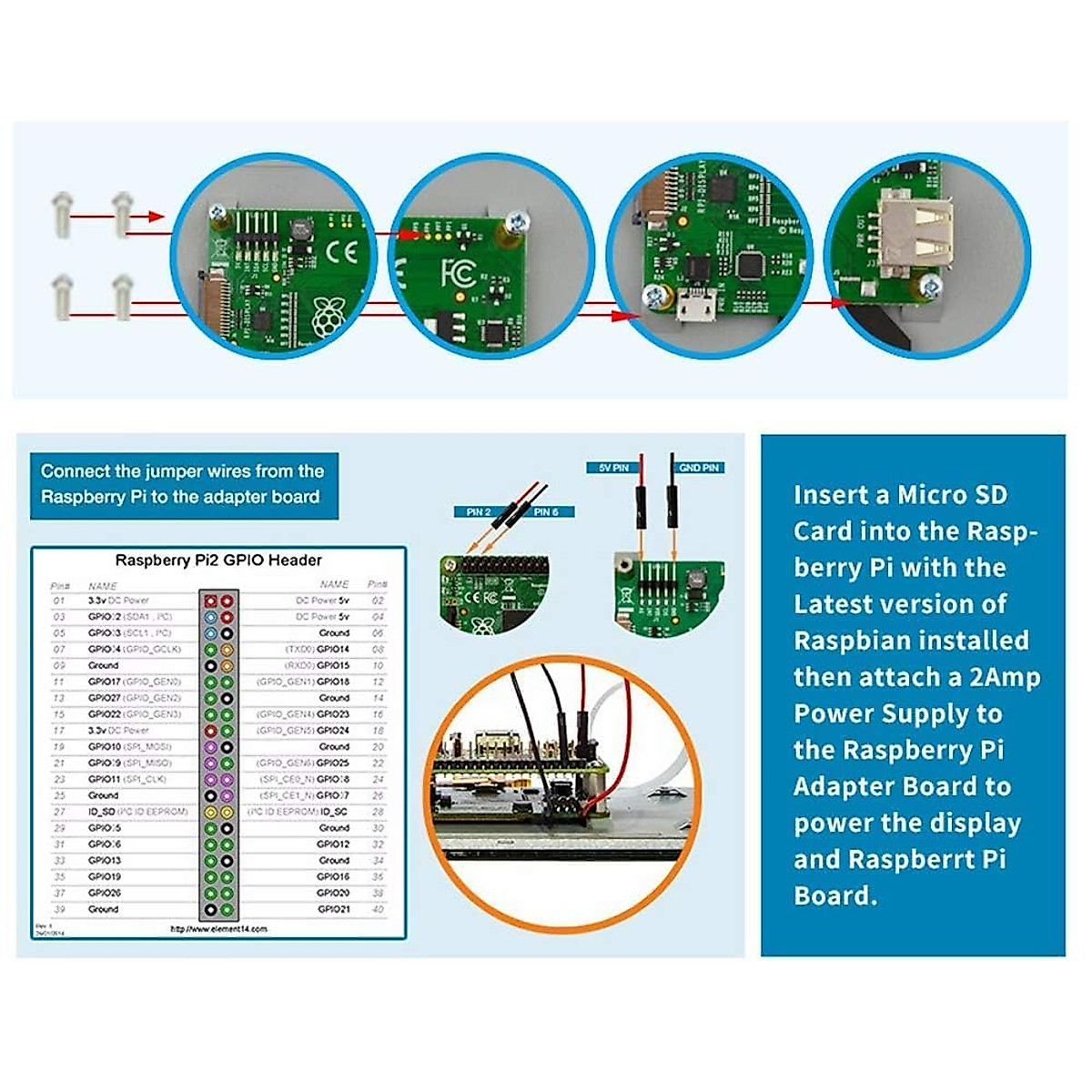 Raspberry Pi 7" Touch Screen Display