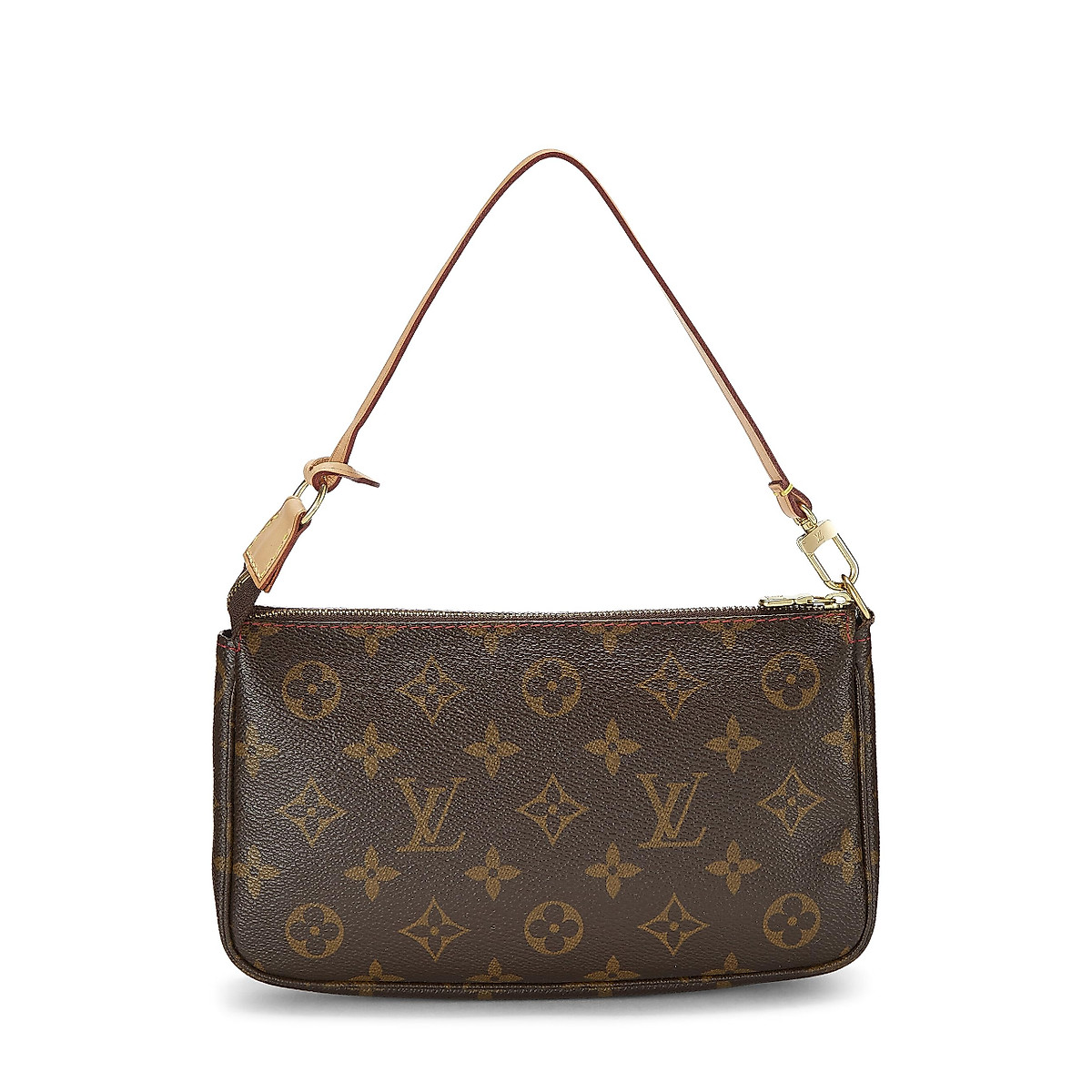 Louis Vuitton, Pre-Loved Takashi Murakami x Louis Vuitton Monogram Cherry Pochette Accessories, Brown