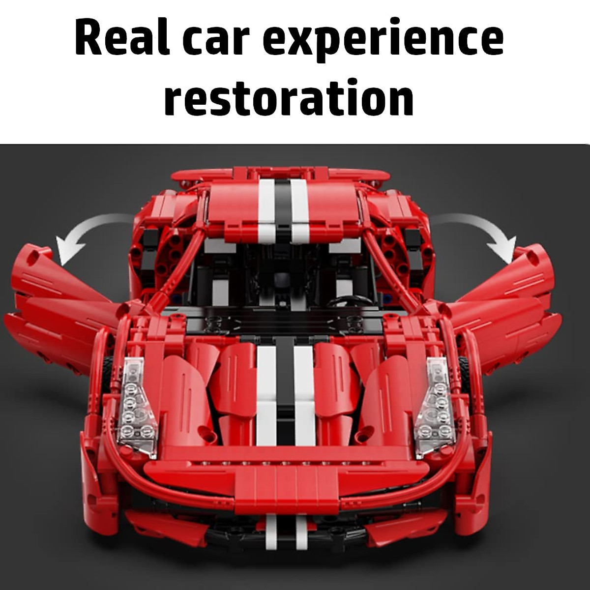 WISEPLAY Car Building Kits for Adults and Kids - Collectible Car Models Kits to Build for Adults and Kids -Technic Set 1:12 Scale 1126 Pieces - Great Birthday Gift for Adults, Teenagers and Kids