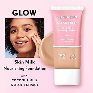 COVERGIRL Clean Fresh Skin Milk Foundation, Fair, 1 Fl Oz (Pack of 1) (packaging may vary)