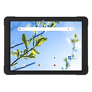 Verizon TCL Tab and TCL Tab Family Edition 8-inch Tablet Case, [Kickstand] [Case for Kids] Shockproof Silicone Case Tablet Protective Bracket Stand Cover Case for TCL Tab (Verizon) (Black)