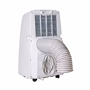 AireMax Portable Air Conditioner and Heater with Remote Control | For Rooms up to 500 Sq.Ft. | 24H Timer | Auto Restart | Wheels | LED Display | 4 Modes | White | APE514H
