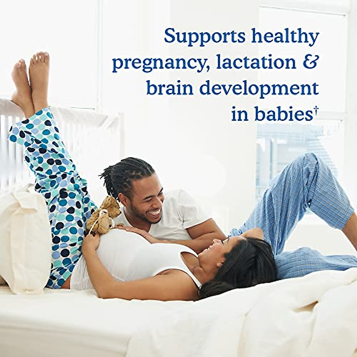 Garden of Life Dr. Formulated Prenatal DHA Fish Oil - 550mg DHA & DPA in Triglyceride Form 100% DV Vitamin D3, Single Source, Mercury Free Omega 3 DHA Supplements for Women's Health, 30 Softgels