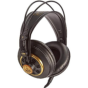 AKG K240 Studio Semi-Open Over-Ear Professional Studio Headphones with Knox Gear Headphone Amplifier