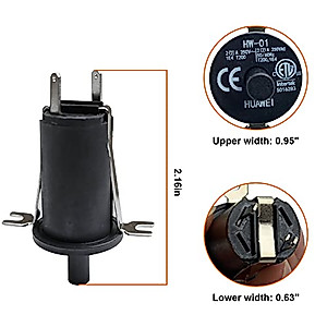 9904190041 Lid/Door Switch Kit Fit for Masterbuilt 560 Digital Charcoal Grill + Smokers, 3PCS.