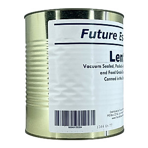 1 Can of Future Essentials Lentils, Dried, #10 Can, 5 lbs Net Weight