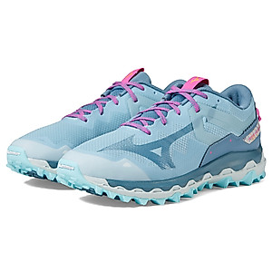 Mizuno Women's Wave Mujin 9 Running Shoe, Forget Me Not/Nimbus Cloud, 8.5