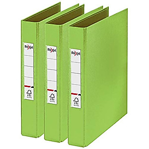 Rexel A5 Ring Binder, Green, 25 mm 2 O-Ring Diameter, Choices, 2115561