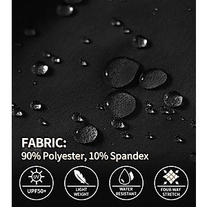 URBEST Women's Hiking Cargo Shorts Quick Dry Lightweight Summer Shorts for Women Outdoor Travel Golf Active with Zipper Pockets Black L