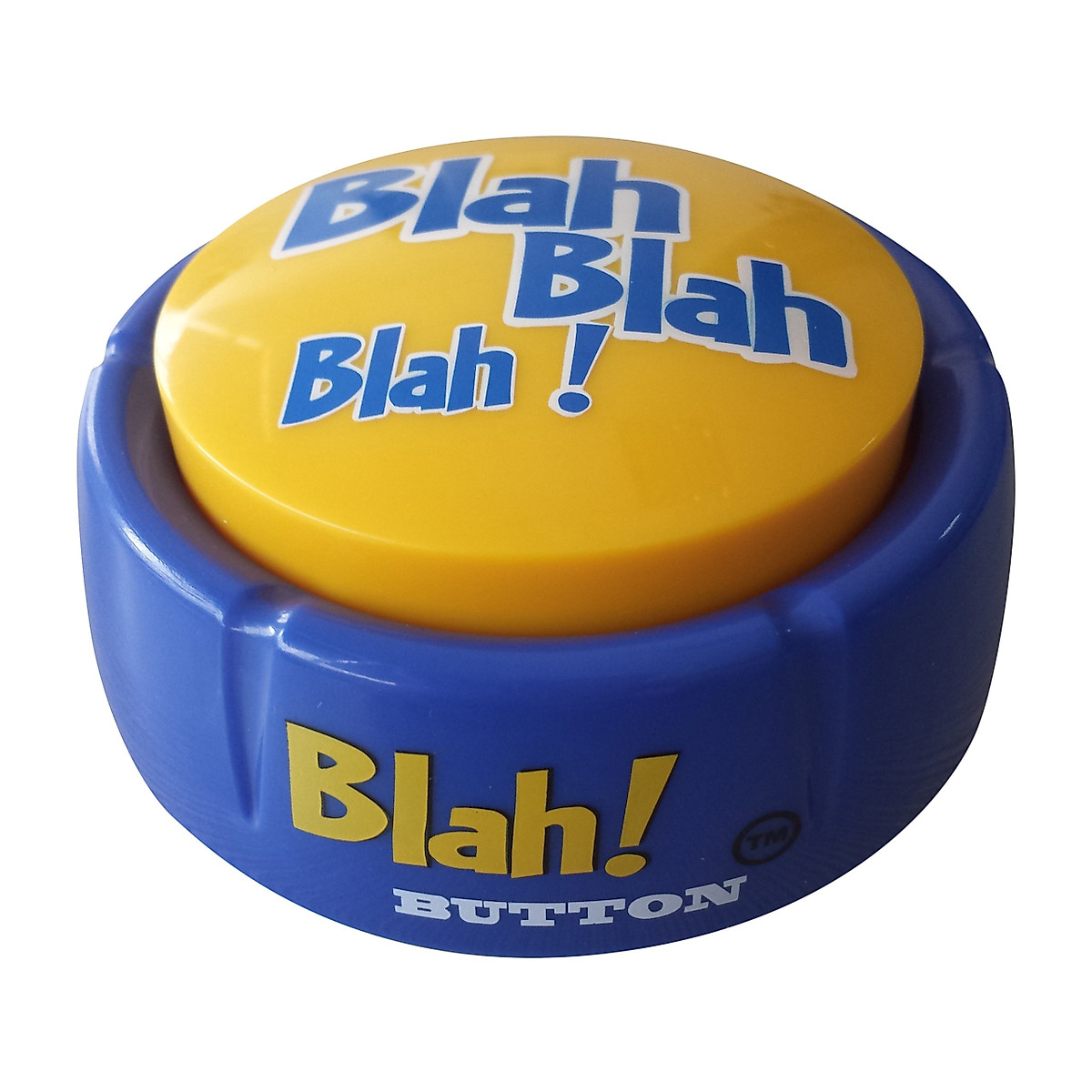 Talkie Toys Products Blah Button - 12 Hilarious Blah Sayings - Funny Talking Toy for Stress Relief & Laughs