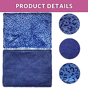 MARUNDA Self-Warming Cat Bed,Super Soft Dog Bed Crate Bed Blanket, Self Heating Cat Pad, Thermal Cat and Dog Warming Bed Mat. (Self-Warming, S - 22" * 15")