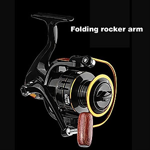 HNGM Fishing reel New Spinning Reel 8KG Powerful Max Drag All Metal Spool Saltwater Fishing Accessories Fishing Reel 5.2:1 Fishing Tools (Color : FJ2000)
