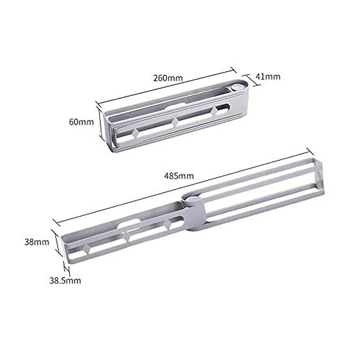 MFCHY Slippers Rack Shoes Organizer 3 in 1 Wall Mounted ABS Collapsible Holder with Self Adhesive for Bathroom