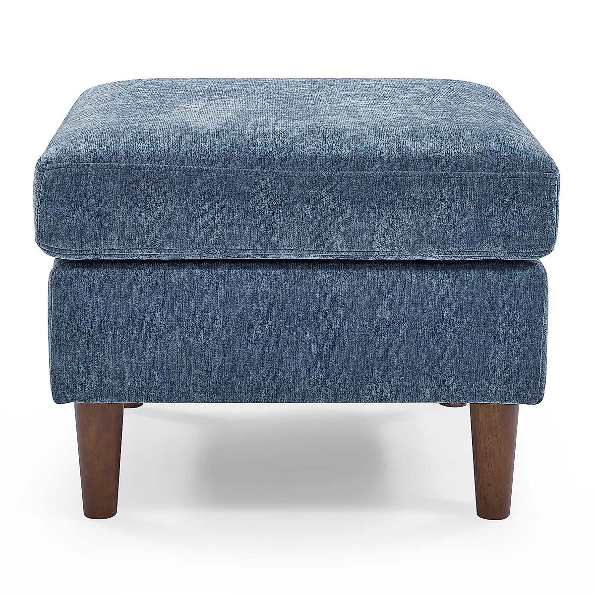 DUNTRKDU 80" Convertible Sectional Sofa Couch, Modern 3-Seat Chenille L-Shaped Sectional Sofa with Removable Cushions and Storage Pocket Bag for Small Living Room, Small Space (Navy Blue)