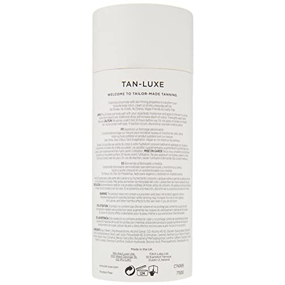 TAN-LUXE The Body - Illuminating Self-Tan Drops, 50ml - Cruelty & Toxin Free - Light/Medium