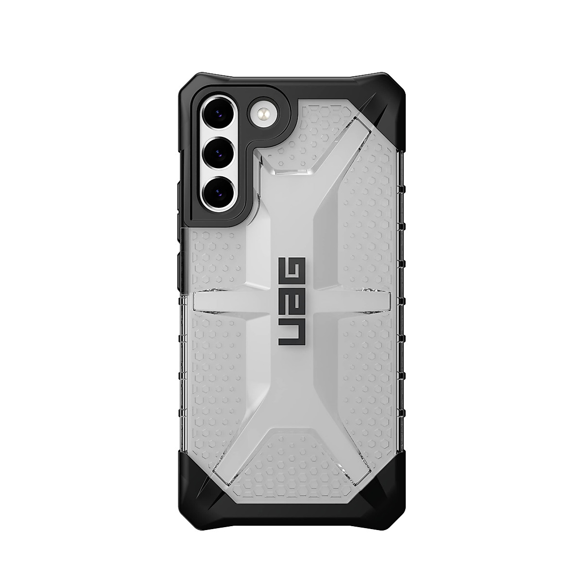 URBAN ARMOR GEAR UAG Designed for Samsung Galaxy S22 Plus Case Clear Ice Rugged Lightweight Slim Shockproof Transparent Plasma Protective Cover, [6.6 inch Screen]