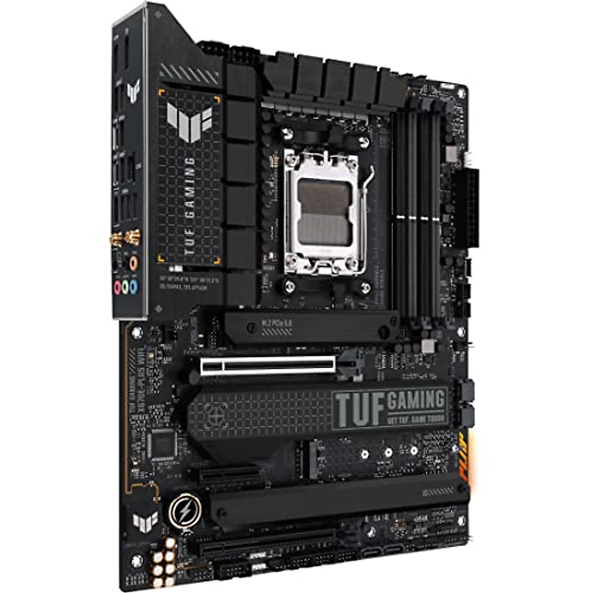 ASUS TUF Gaming X670E-PLUS WiFi 6E Socket AM5 (LGA 1718) Ryzen 7000 ATX Gaming Motherboard(16 Power Stages, PCIe® 5.0, DDR5 Memory, Four M.2 Slots,2.5 Gb LAN,USB 4, Aura RGB Lighting)